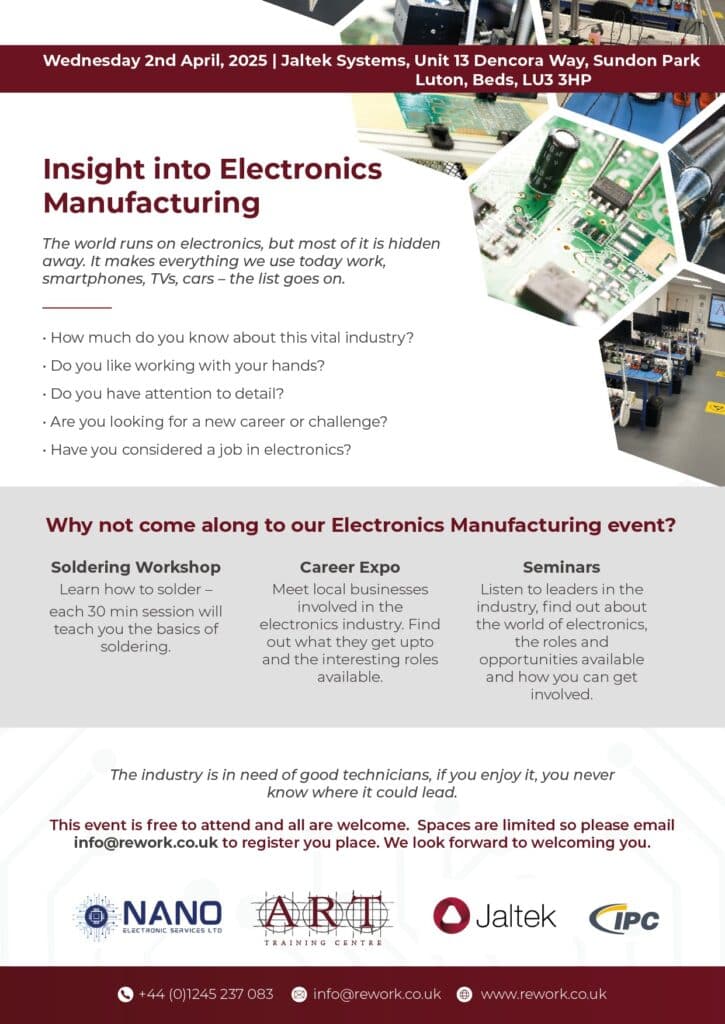 Insight into Electronics Manufacturing Workshop & Job Fair